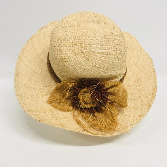 Caribbean Joe | Accessories | Caribbean Joe Wide Brim Straw Hat | Poshmark